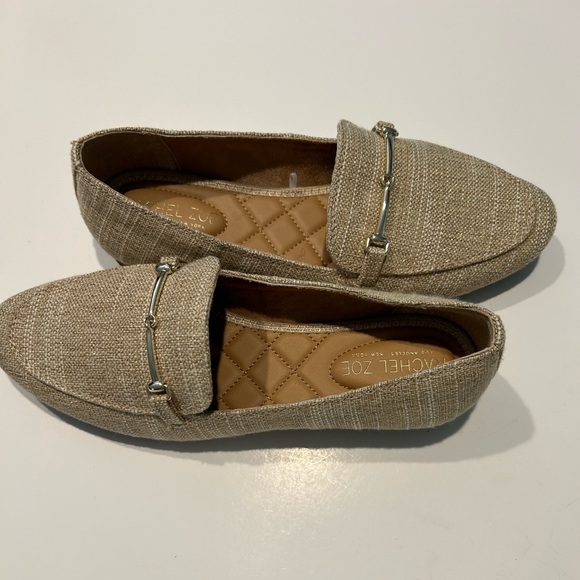 Rachel Zoe | Shoes | Rachel Zoe Linen Loafers Sz 75 Tangold | Poshmark